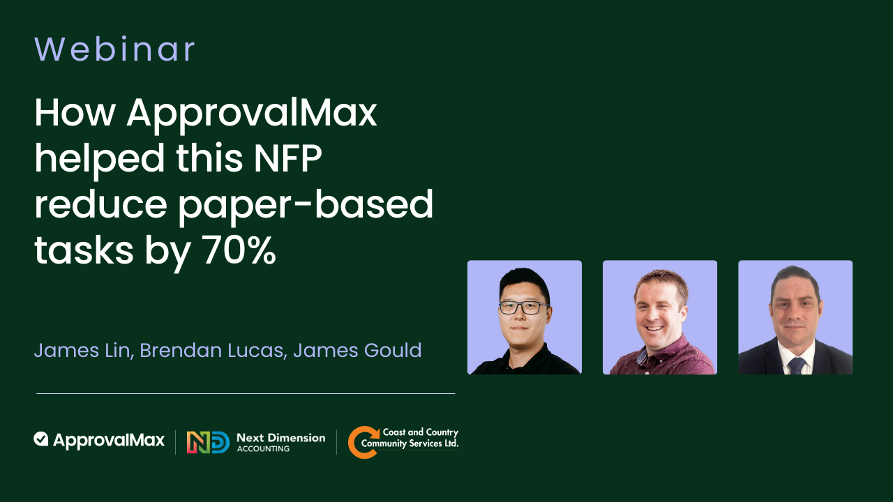 Webinar Recordings | ApprovalMax